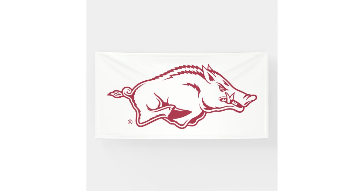 University of Arkansas Razorbacks Logo Banner | Zazzle