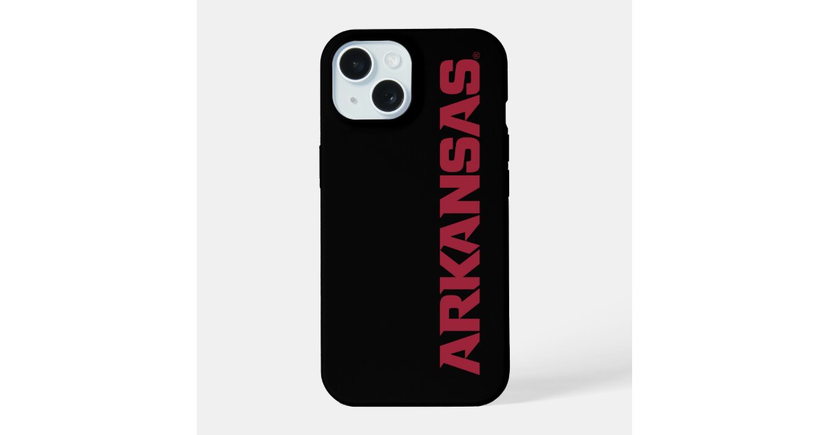 University of Arkansas Wordmark Logo iPhone 15 Case | Zazzle