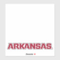 University of Arkansas Wordmark Logo Sticker | Zazzle
