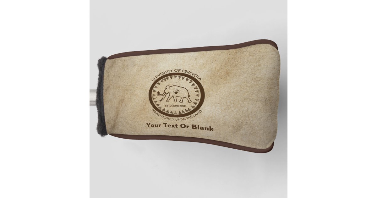 University of Beringia Woolly Mammoth Seal Golf Head Cover | Zazzle
