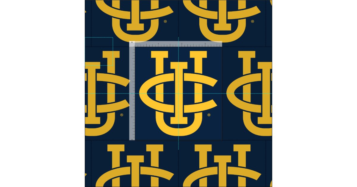University of California, Irvine Logo Fabric | Zazzle