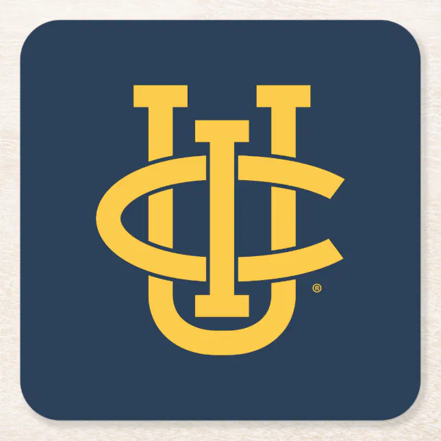 University of California, Irvine Logo Square Paper Coaster | Zazzle