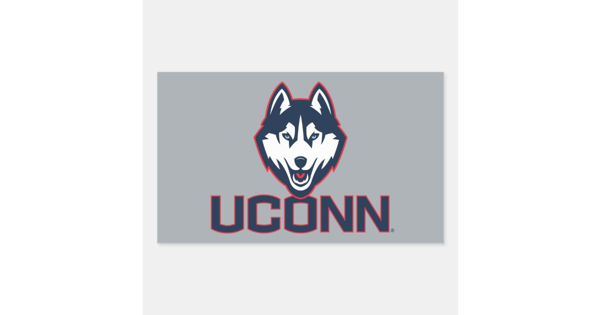 University of Connecticut | Huskies Rectangular Sticker | Zazzle