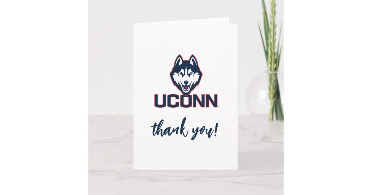 University of Connecticut | Huskies Thank You Card | Zazzle