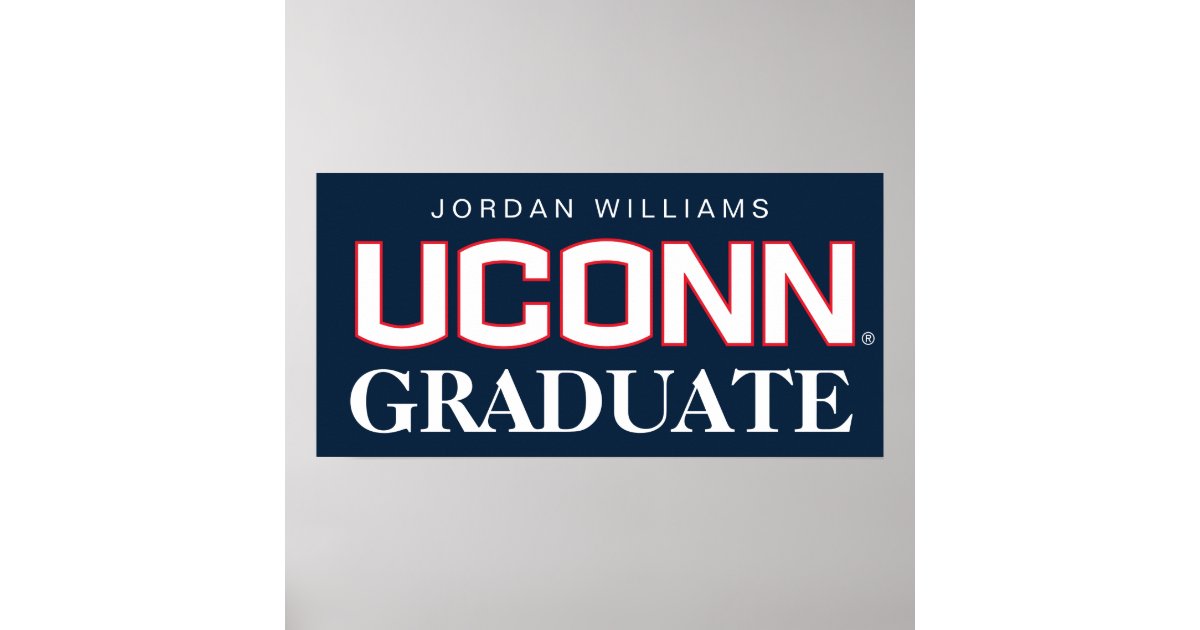 University of Connecticut | UCONN Poster | Zazzle