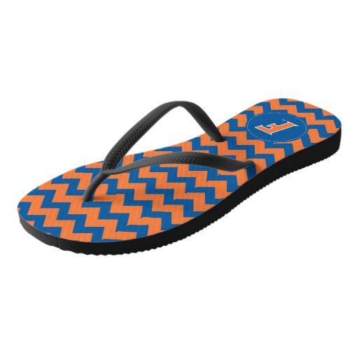 University of Florida F Flip Flops | Zazzle