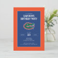 University of Florida Gators Birthday Invitation | Zazzle
