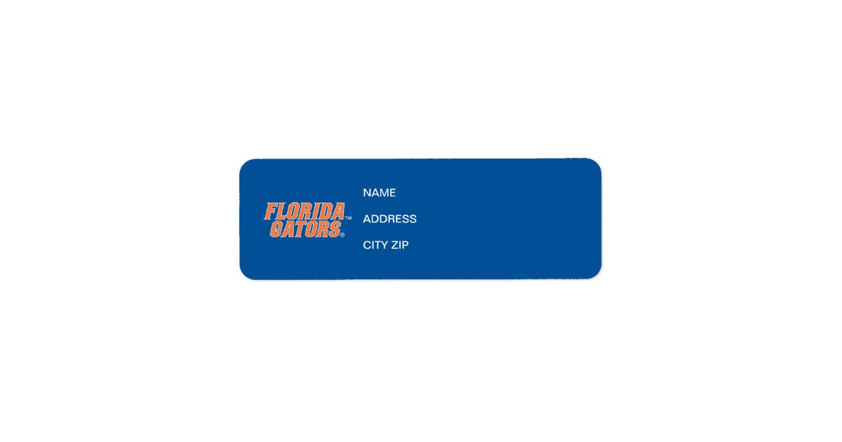 University of Florida Gators Label | Zazzle