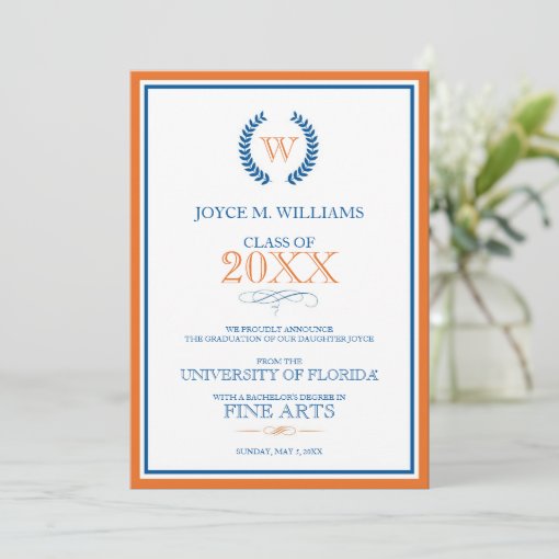 University of Florida Graduation Announcement | Zazzle