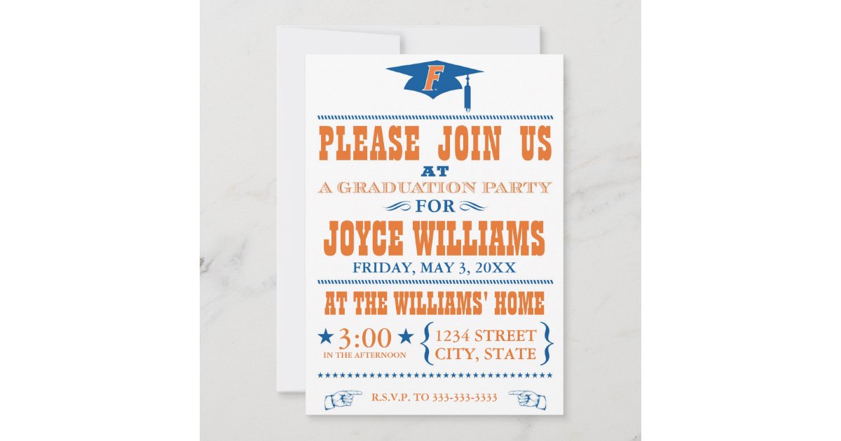 University of Florida Graduation Invitation | Zazzle