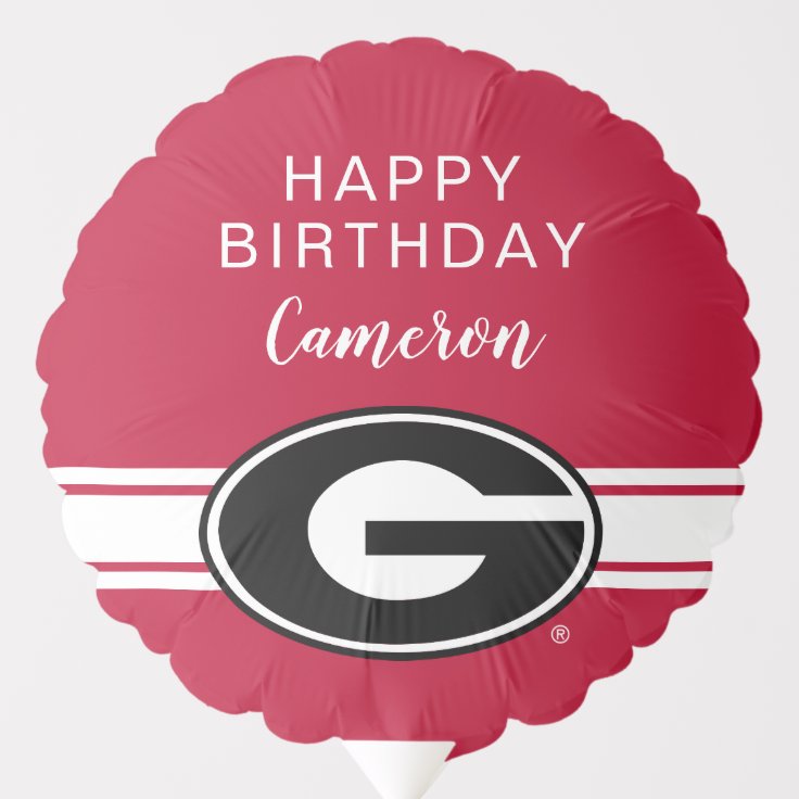 University of Georgia | Birthday Balloon | Zazzle