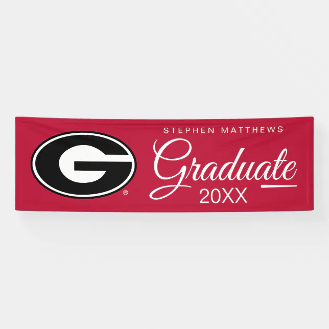 University of Georgia | Graduation Banner | Zazzle