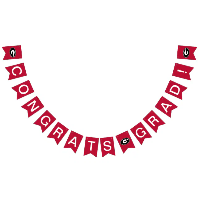 University of Georgia | Graduation Bunting Flags | Zazzle