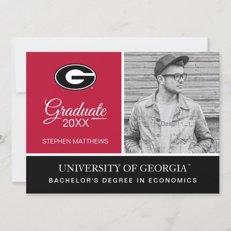 University of Georgia | Graduation Invitation | Zazzle
