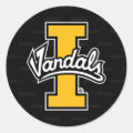 University of Idaho Logo Watermark Classic Round Sticker | Zazzle
