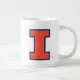 University of Illinois Block "I" Logo Giant Coffee Mug | Zazzle