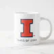 University of Illinois Block "I" Logo Giant Coffee Mug | Zazzle