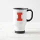University of Illinois Block "I" Logo Travel Mug | Zazzle