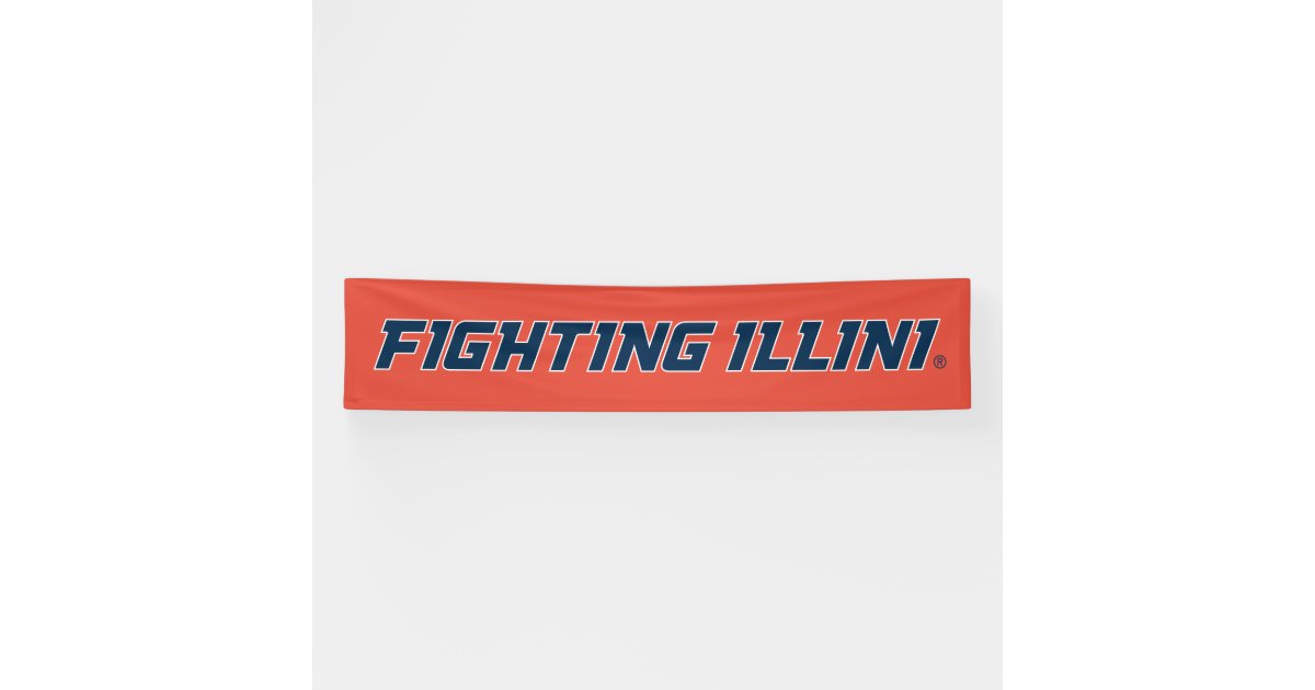 University of Illinois "Fighting Illini" Banner | Zazzle