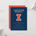 University of Illinois Tailgate Party Invitation | Zazzle