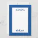 University of Kansas Text Logo Thank You Card | Zazzle