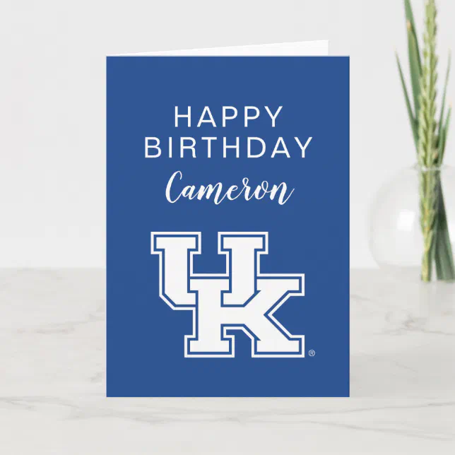 University of Kentucky | Birthday Card | Zazzle