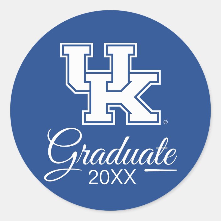 University of Kentucky | Graduation Classic Round Sticker | Zazzle.com