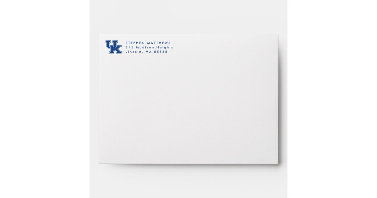 University of Kentucky | Graduation Envelope | Zazzle