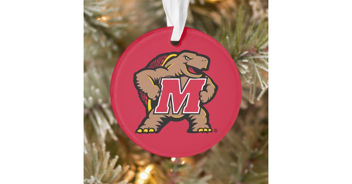 University of Maryland Terrapin Mascot Logo Ornament | Zazzle