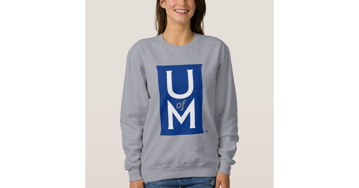 University of Memphis Formal UofM Monogram Sweatshirt | Zazzle
