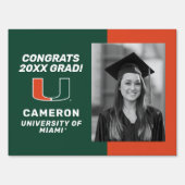 University of Miami Graduate Sign | Zazzle