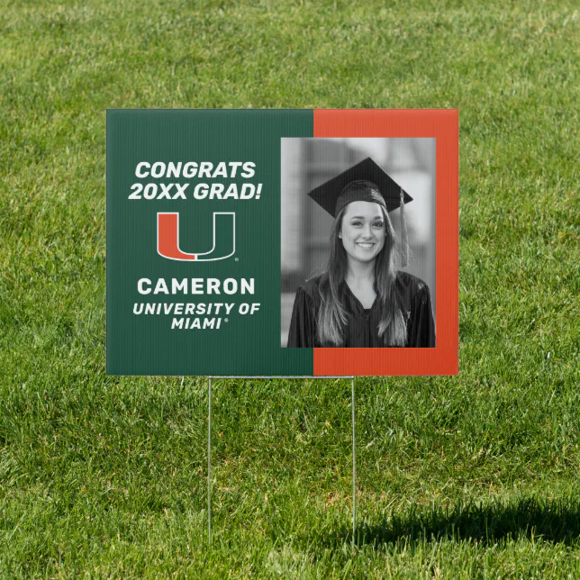 University of Miami Graduate Sign | Zazzle