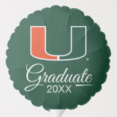 University of Miami Primary | Graduation Balloon | Zazzle