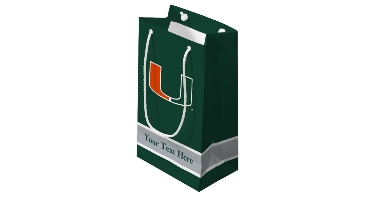 University of Miami Small Gift Bag | Zazzle