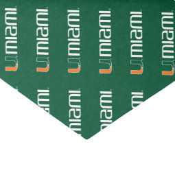 University of Miami Tissue Paper | Zazzle