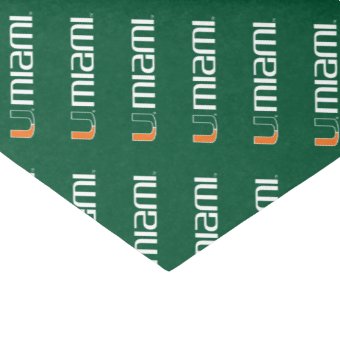 University of Miami Tissue Paper | Zazzle
