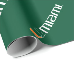 University of Miami Wrapping Paper | Zazzle