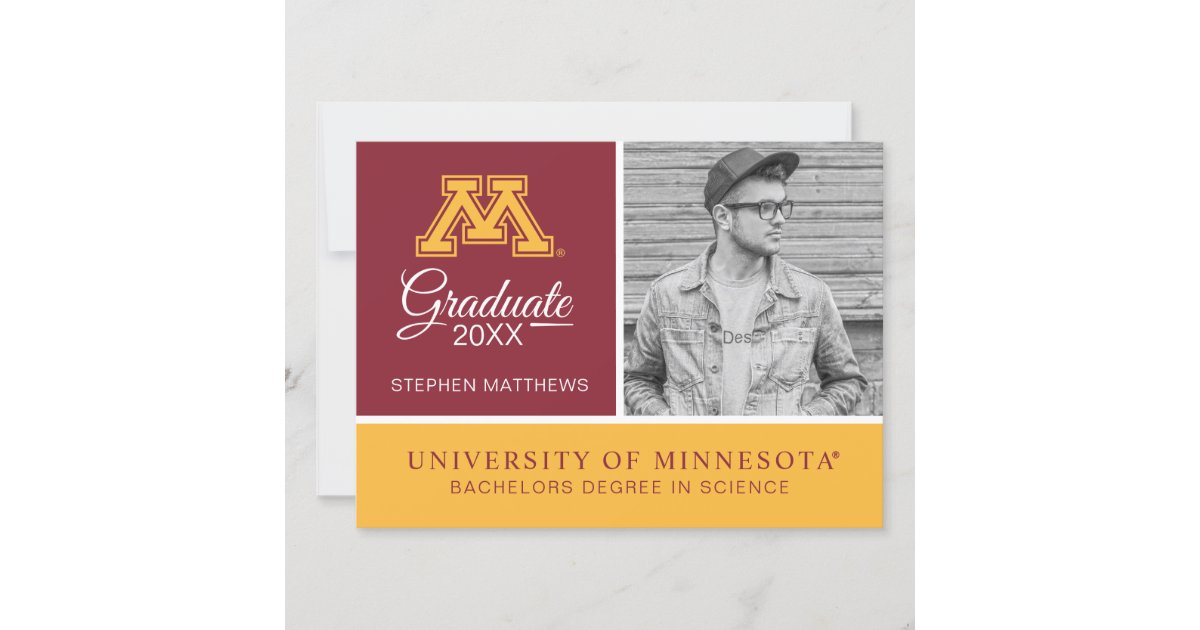 University of Minnesota Graduate Invitation | Zazzle