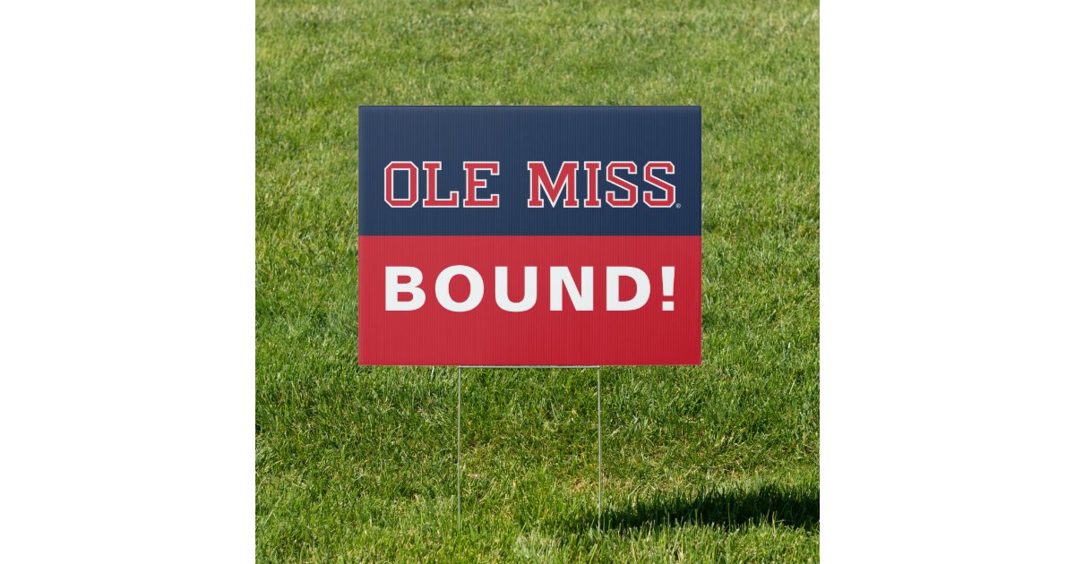 University of Mississippi | Ole Miss Wordmark Sign | Zazzle