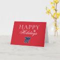 University of Mississippi | Script M Card | Zazzle
