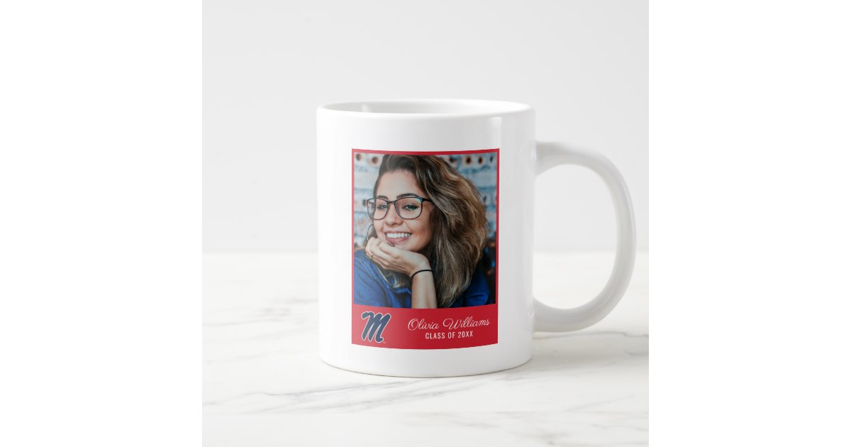 University of Mississippi | Script M Giant Coffee Mug | Zazzle