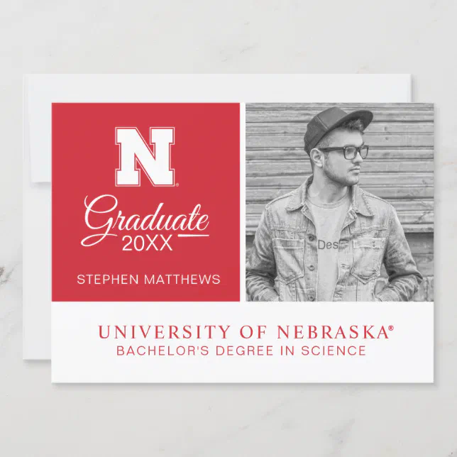 University of Nebraska Graduate Invitation | Zazzle