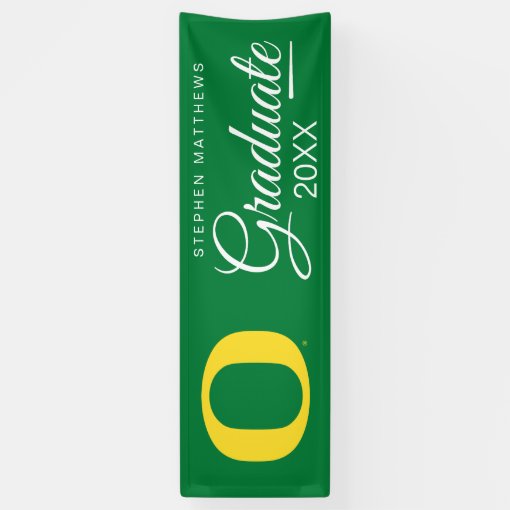 University of Oregon | Graduation Banner | Zazzle