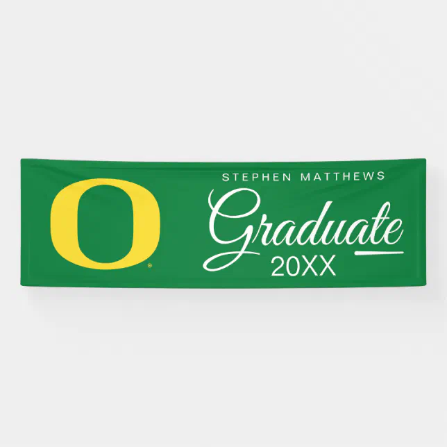 University of Oregon | Graduation Banner | Zazzle