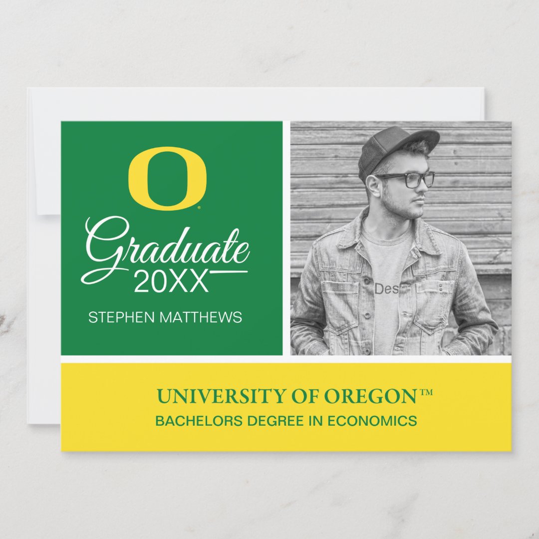 University of Oregon | Graduation Invitation | Zazzle