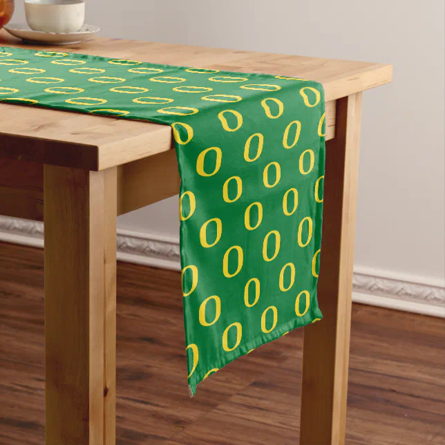 University of Oregon | Graduation Short Table Runner | Zazzle