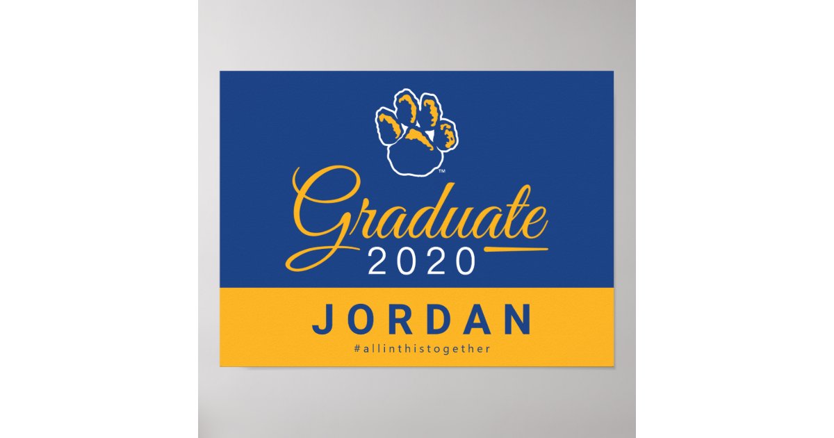 University of Pittsburgh 2020 Graduate Poster | Zazzle
