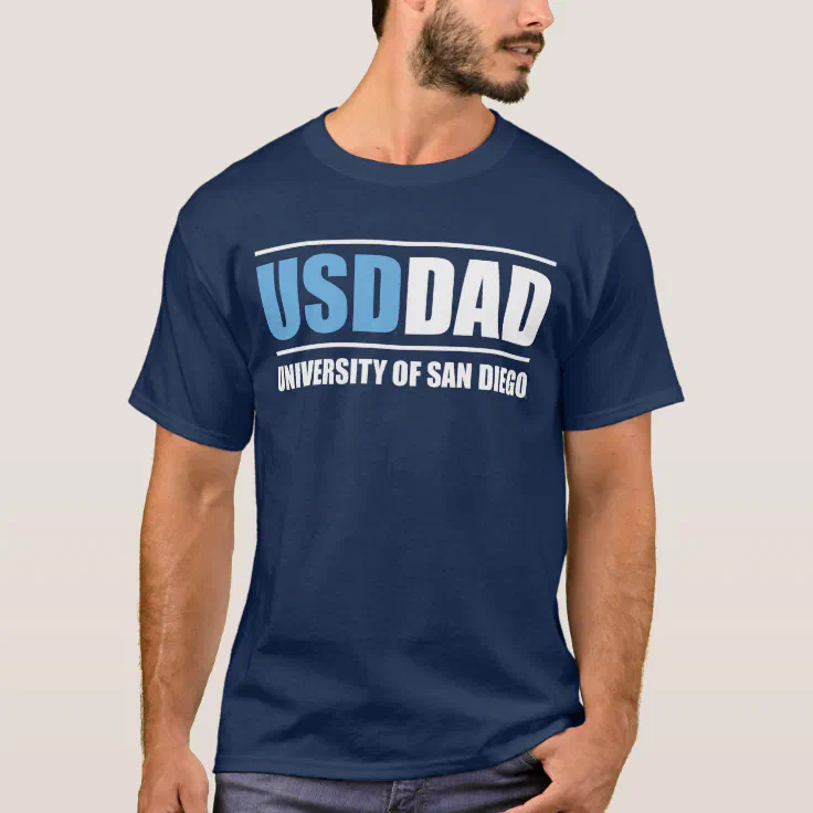 University of San Diego | USD Dad T-Shirt | Zazzle