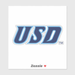University of San Diego | USD Sticker | Zazzle