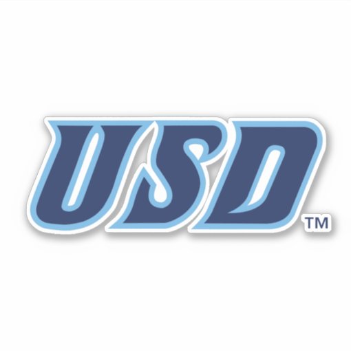 University of San Diego | USD Sticker | Zazzle